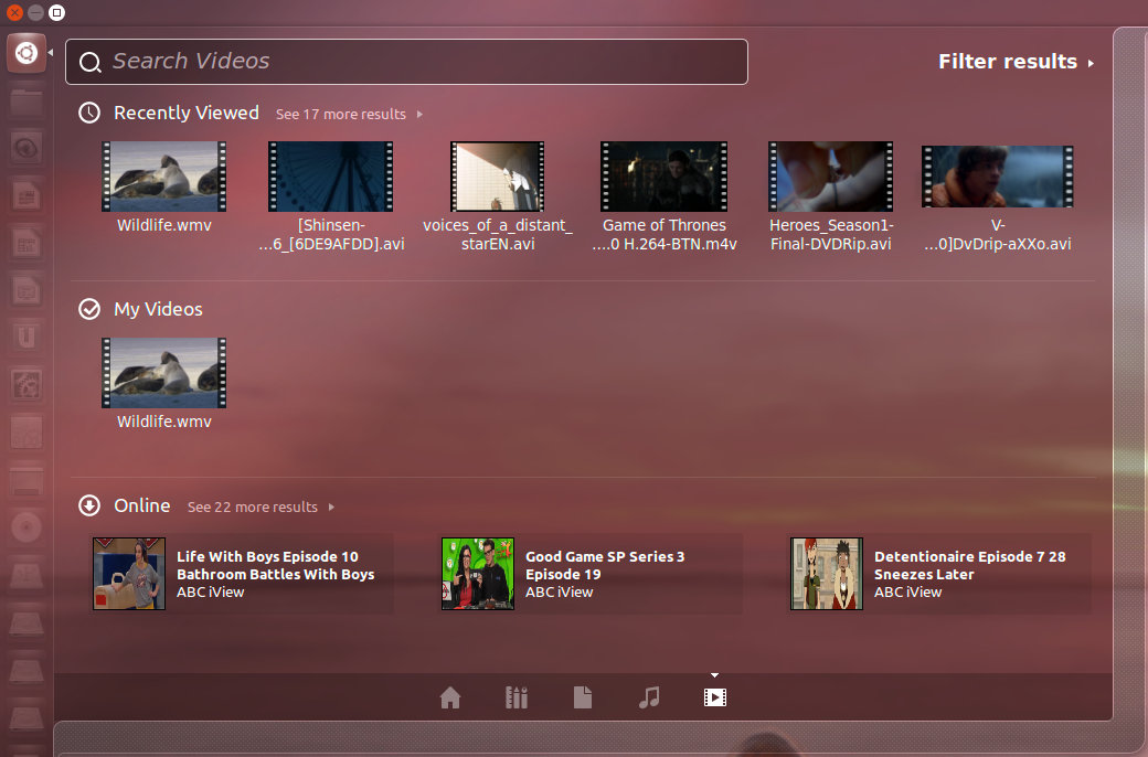 Ubuntu Unity Dash Really Is Very Useful The Integration With The Internet Makes It The Best