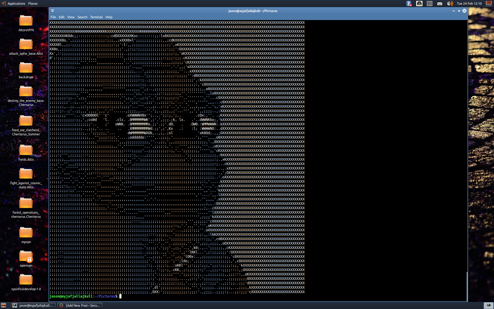 How To Convert A Image To Ascii Using The Linux Command Line Securitron Linux Blog